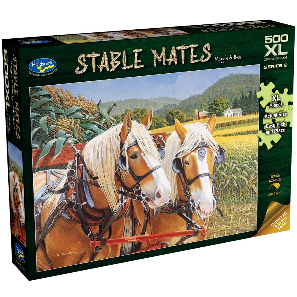 Holdson Puzzle - Stable Mates 500pc XL (Maggie & Ben) – PaperTree