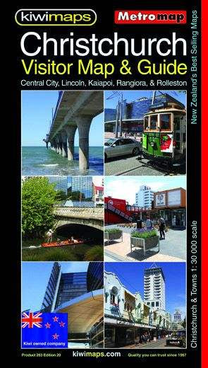 Christchurch Visitor Map and Guide Metromap – PaperTree