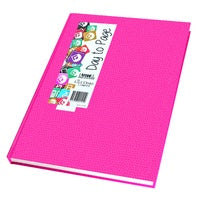 Everyday Bound Diary A41 Day to Page Hot Pink – PaperTree