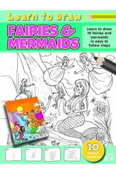 Learn To Draw Fairies & Mermaids – PaperTree Learn To Draw Fairies & Mermaids – PaperTree